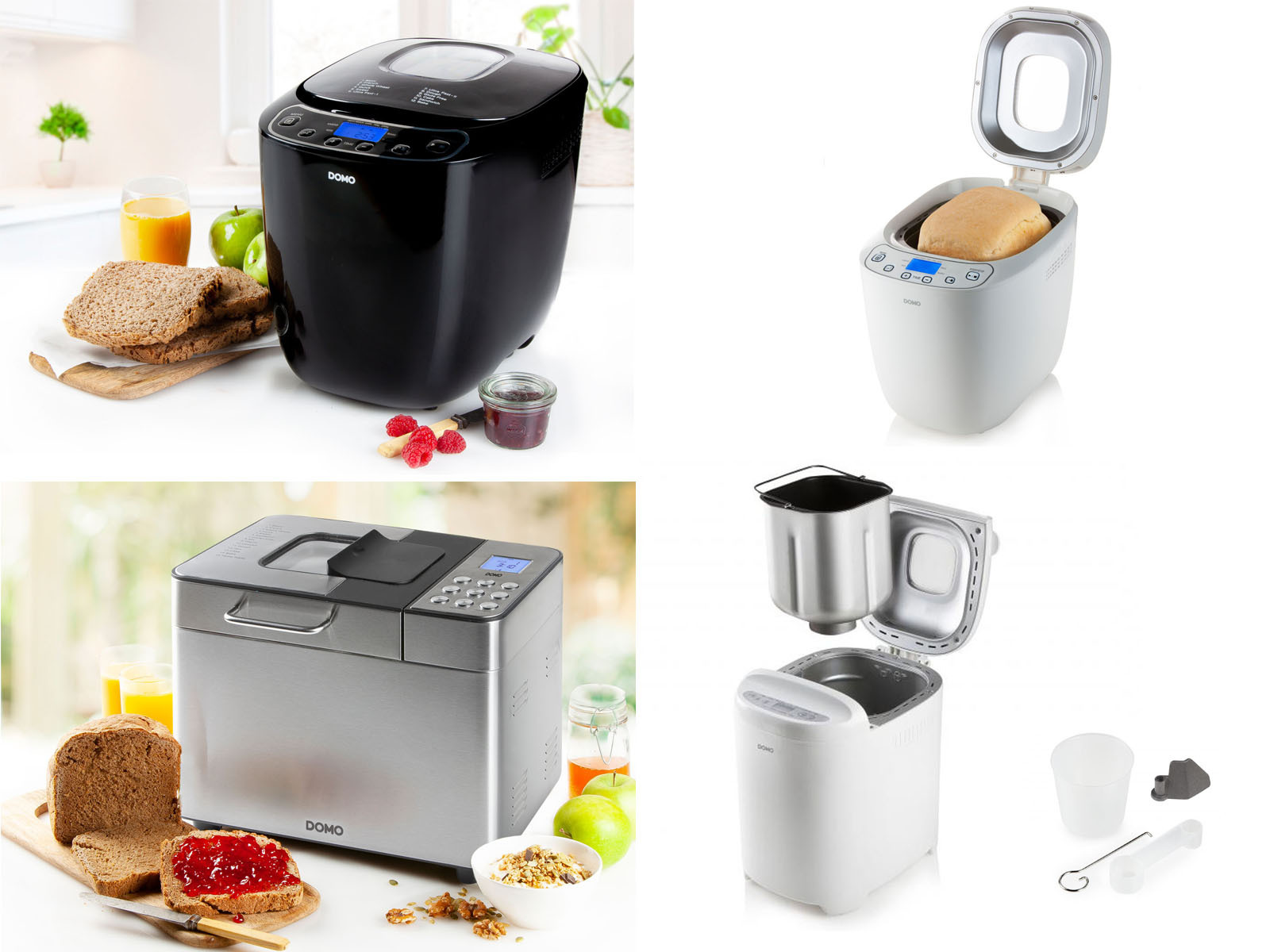 Brotbackmaschine zum Brot backen: Vollkornbrot, Weissbrot & Kuchen im ...